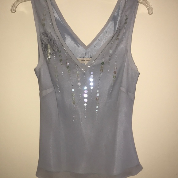 john rocha | Tops | Silk Sequin Top | Poshmark
